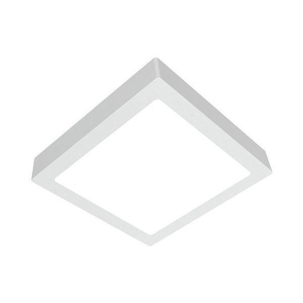 Plafón Led Cuadrado 18W 3000K Blanco Idoler