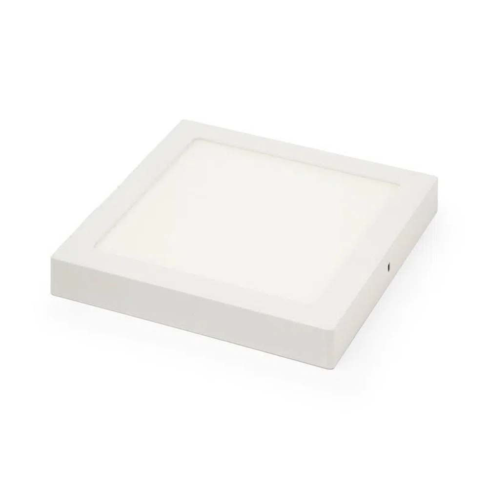Plafón Led Cuadrado 18W Blanco Cálido Sica