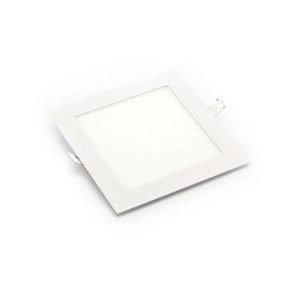 Panel Led Embutir Cuadrado 12W Blanco Cálido Sica
