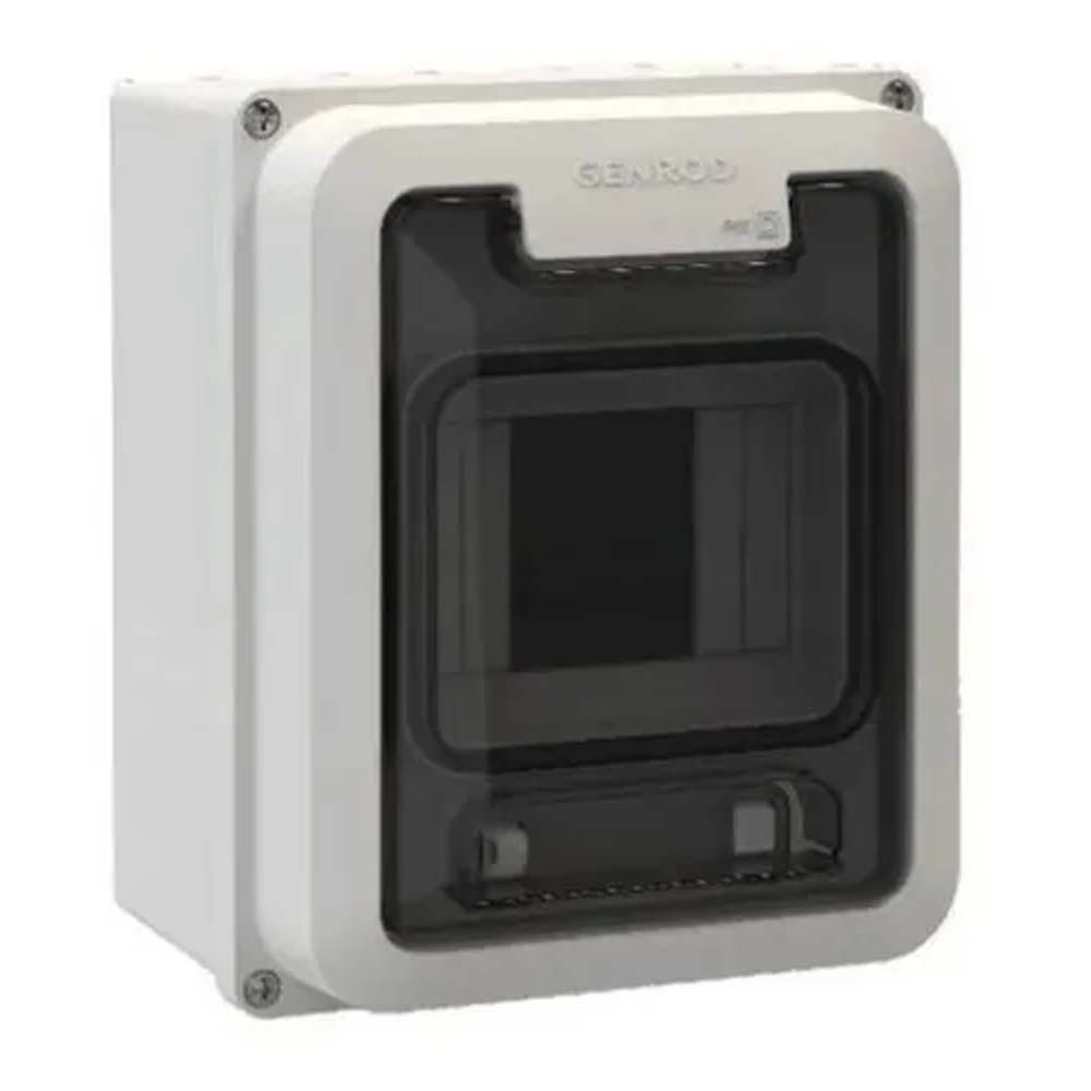 Caja Exterior Pvc para Térmicas 2 Bi Polos Ip65 Genrod