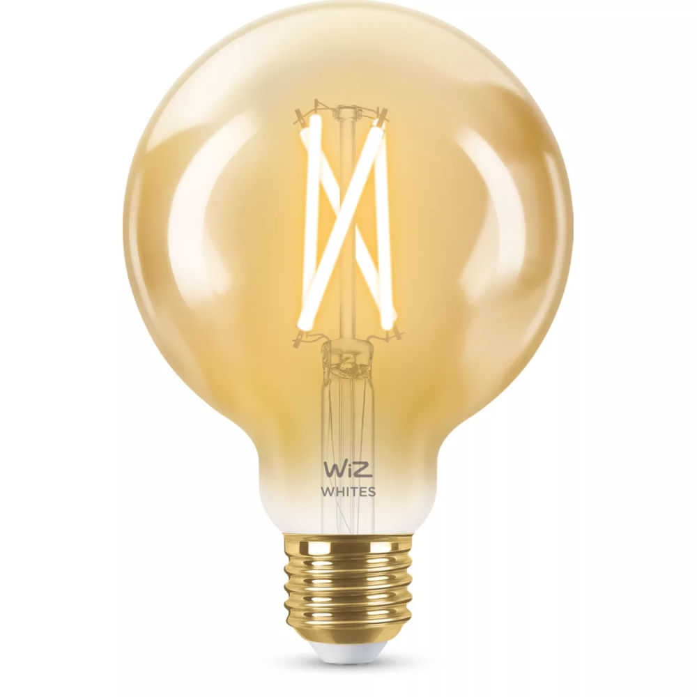Lámpara LED Smart Vintage G95 6,9W E27 con conexión WIFI dimerizable WiZ