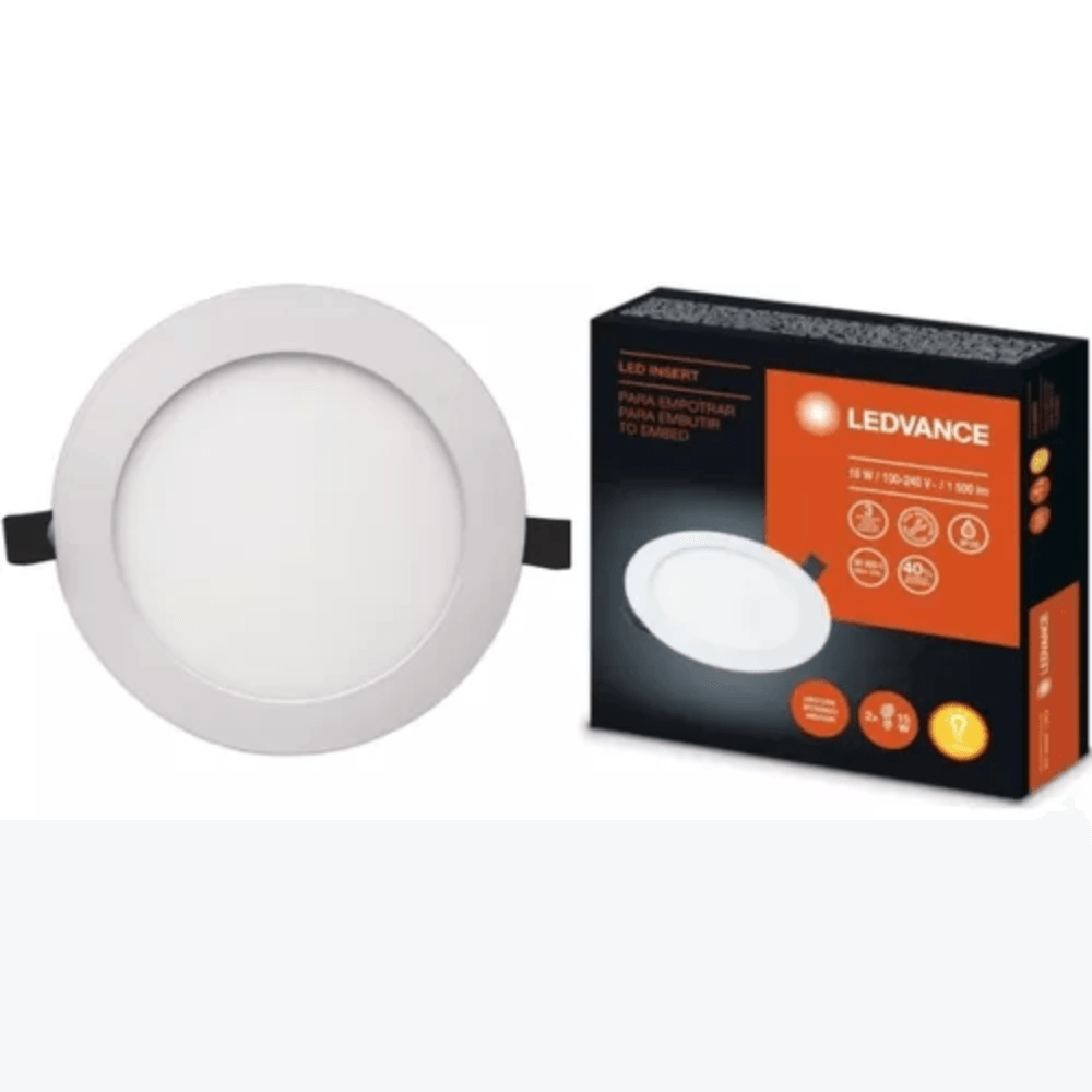 Panel Led Embutir Redondo 18W 865 Ledvance